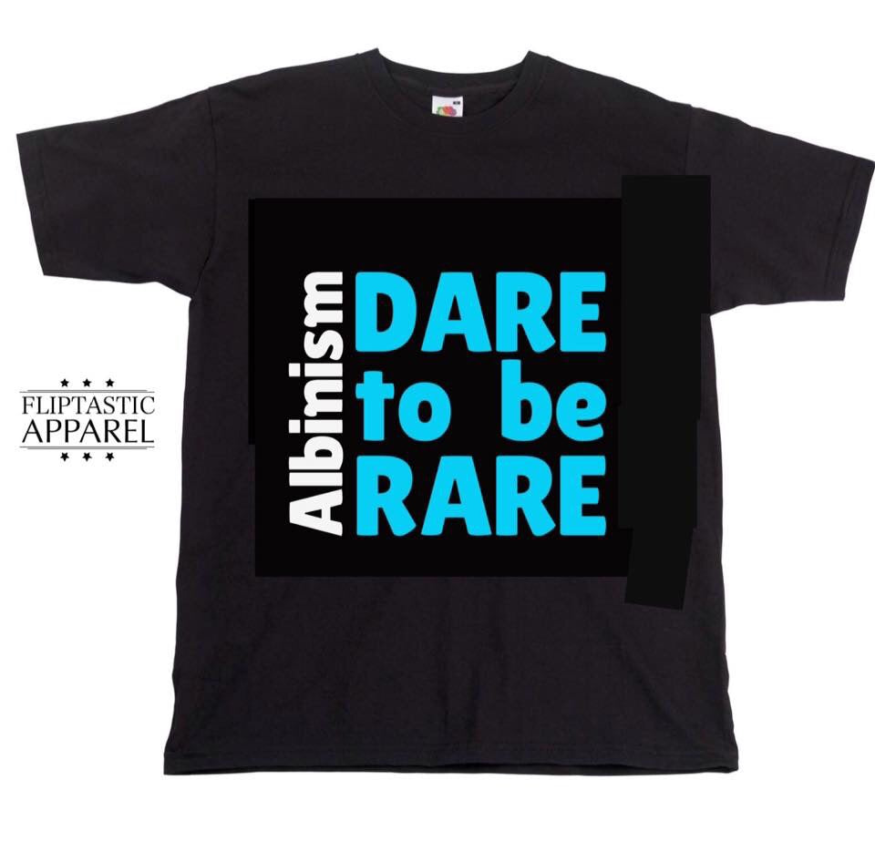 Dare to be Rare Kids Albinism Awareness T-Shirt – Sweet & Sassy ...